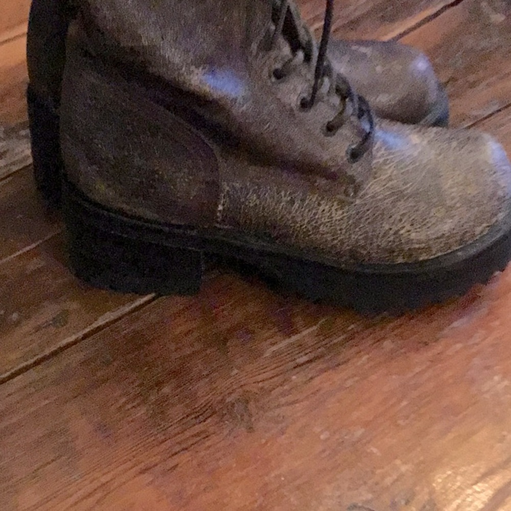 Vintage Muro 1970’s Distressed Platform Boots - Gem